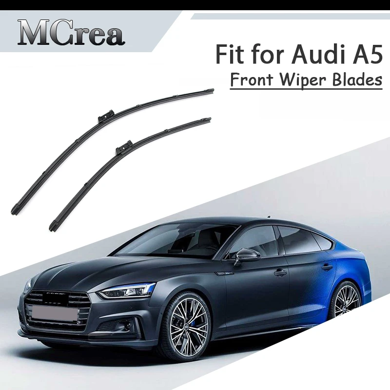 MCrea Car Rubber Front Windshield Cleaning Wiper Blade For Audi A5 2016 2015 2014 2013 2012 2007 ...