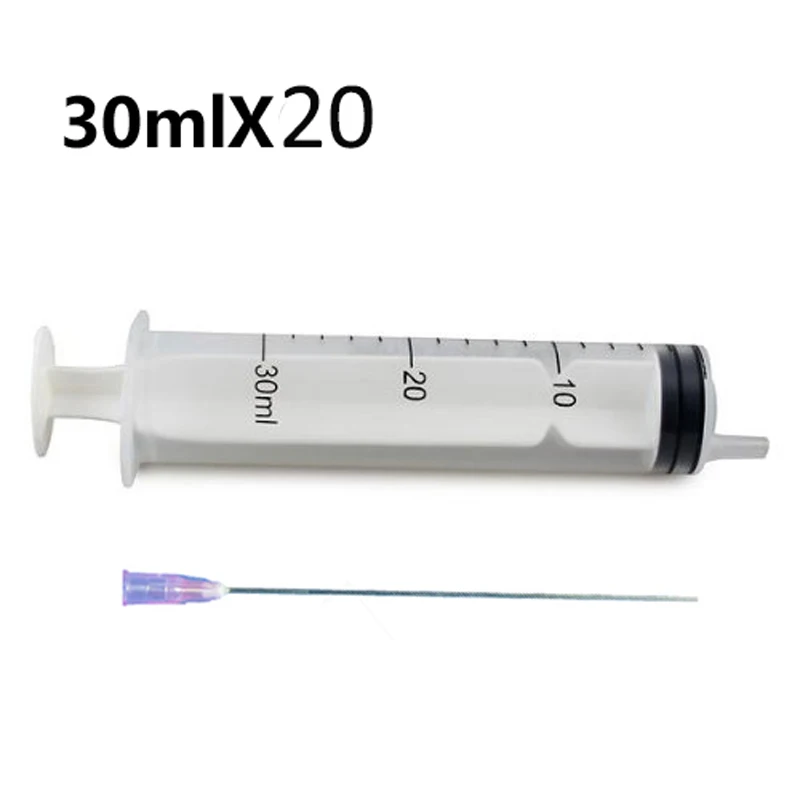 20pcs 30ml Syringes With 10cm Needle For Hp/for Canon/for Epson Printer ...