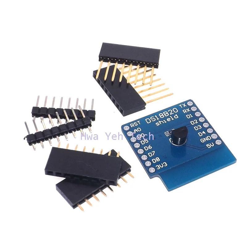 Ds18b20 Temperature Sensor Shield Wemos D1 Mini D1 Mini Pro Esp Nodemcu ...
