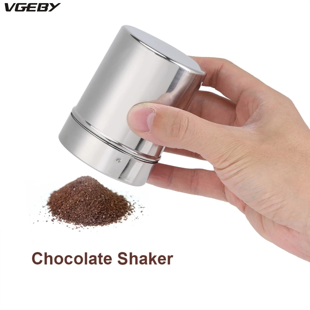 Home Stainless Steel Powder Shaker 3 Sizes Chocolate Shaker with Dust ...