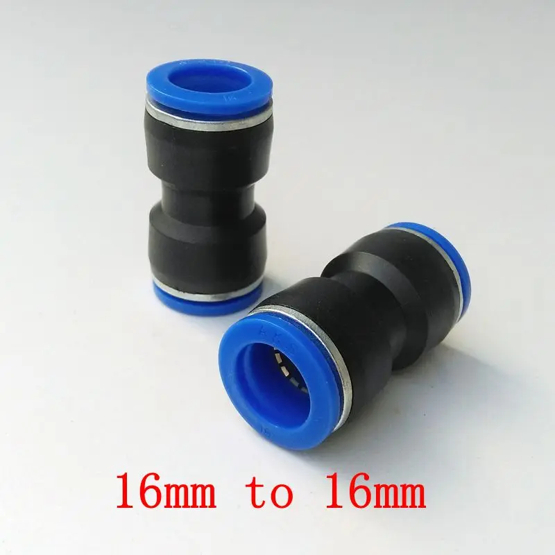 10pcs-lot-Pneumatic-Air-Fitting-16mm-to-16mm-Union-Straight-Connector ...