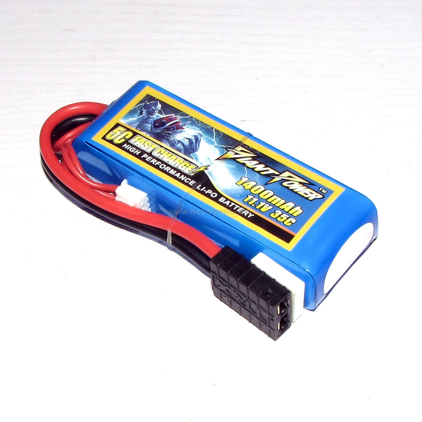 11.1V/3S 1400mAh 35C LiPO Battery TRX plug for Traxxas 1/16th E Revo ...