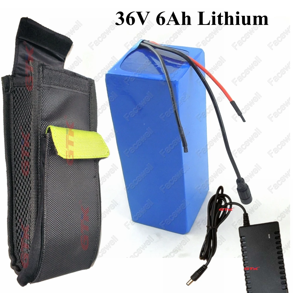 GTK lithium 36v 6Ah battery / bateria 36v lithium battery 6ah / motor ...
