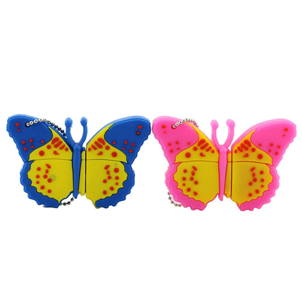 Crazy Cartoon Butterfly USB Flash Drive Cute PenDrive 4GB 8GB 16GB 32GB ...