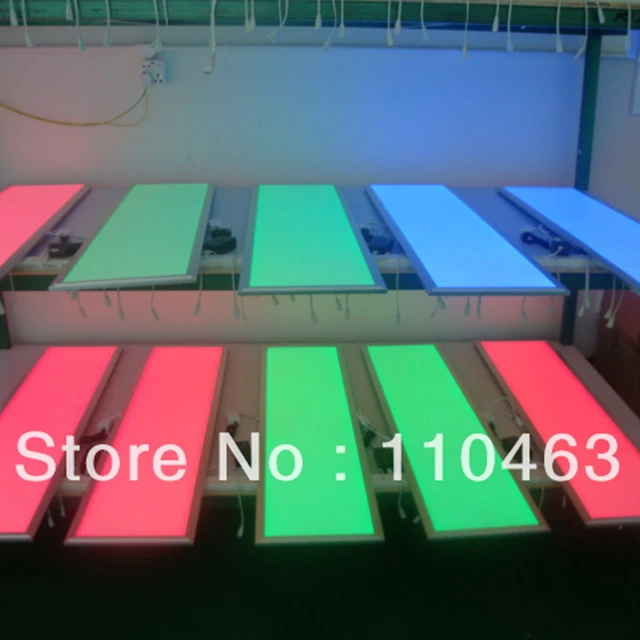 RGB led panel light ceiling light 30W AC85 265V 300x1200mm Dimmable and ...
