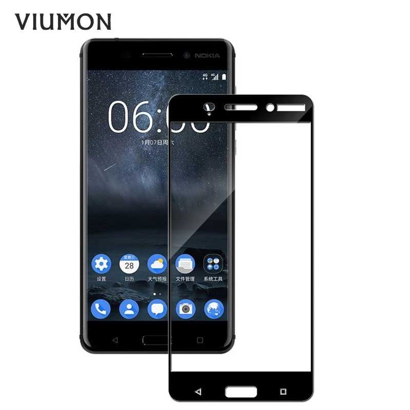 Full Cover 2 5d 9h Tempered Glass For Nokia 6 5 3 Toughened Screen