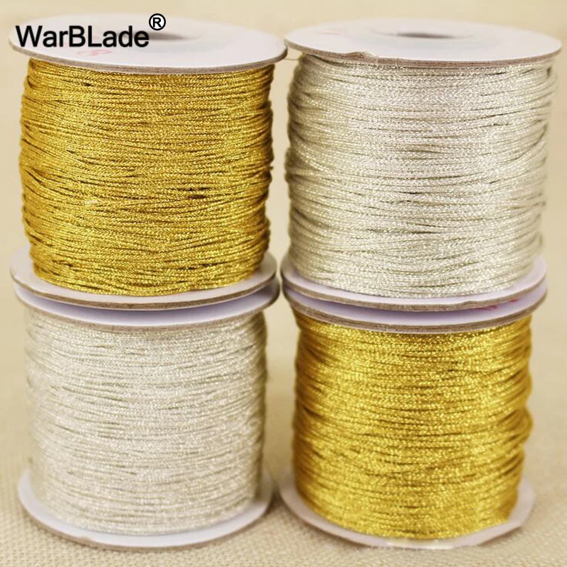 High-Quality-88m-0-8mm-1mm-Gold-and-Silver-Cord-Nylon-Cord-Plastic ...