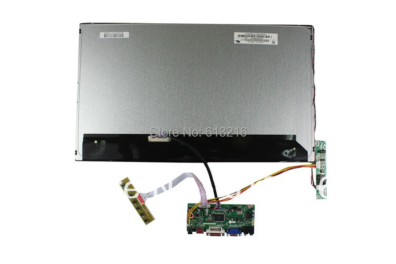 Dvi+vga+audio Driver Board +m215hge-l21+lvds Cable+inverter With Cable ...