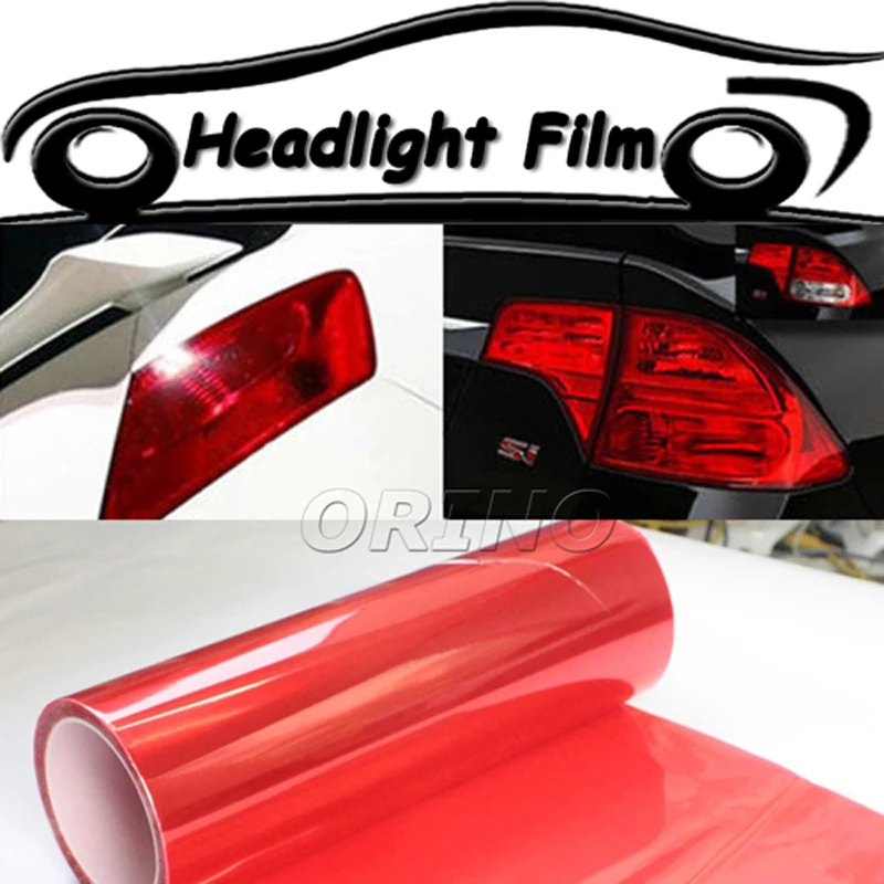 2 Rolls Auto Car Styling Headlights Taillights Film Lights Wrap Car ...