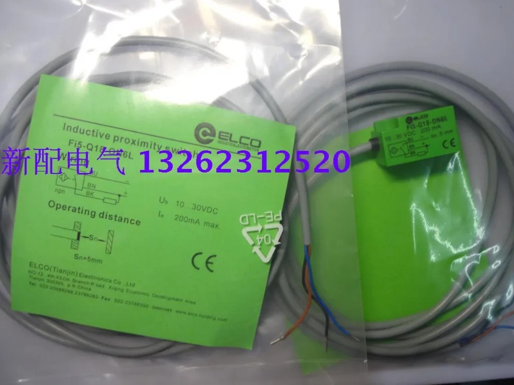 FI5 Q18 ON6L ELCO Nuevo Interruptor De Proximidad Sensor de Garantía ...