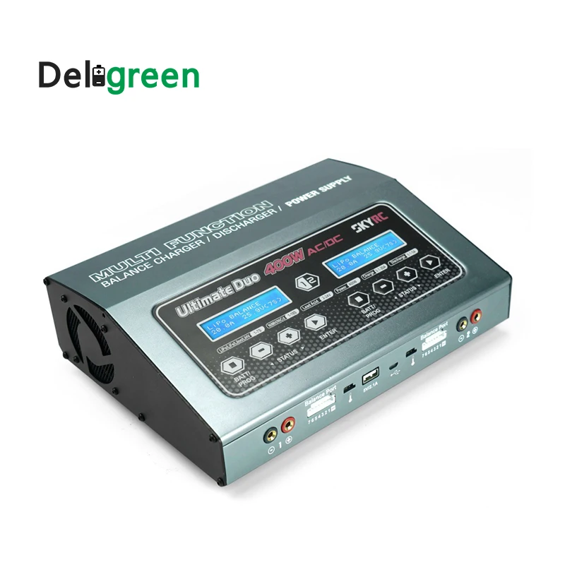 Skyrc D400 Ultimate Duo 400w Ac/dc Balance Charger / Discharger / Power ...