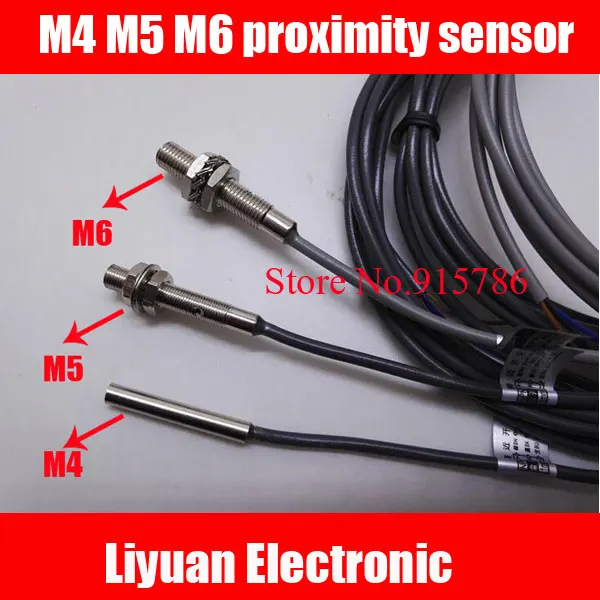 2pcs-M6-Proximity-sensor-M5-proximity-switch-M4-NPN-DC10-30V-proximity ...