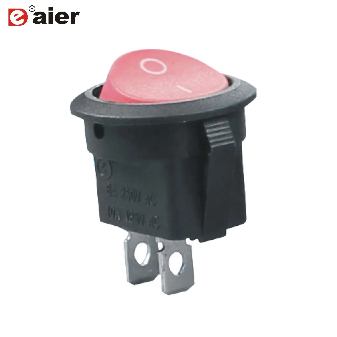 Toggle Switch Mini 10 Amp Rocker Switch – SPST Off/Momentary On (Black ...