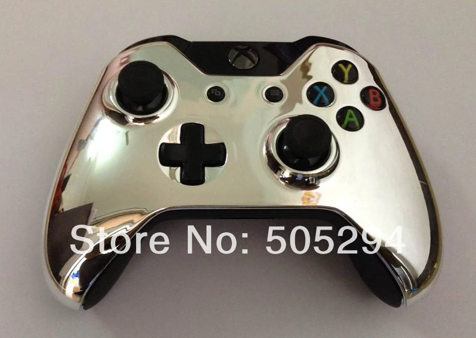 For Xbox one controller New Chrome Silver Controller Housing Shell Fits ...
