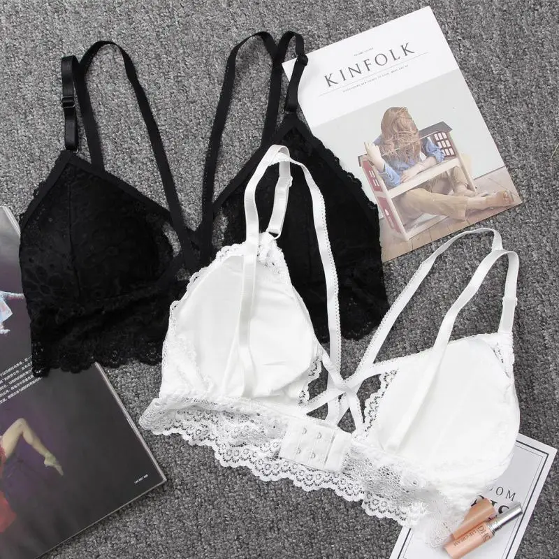 Wrap Chest 1pc Popular Women Sexy Brassiere Lace Bra Prevent Exposed
