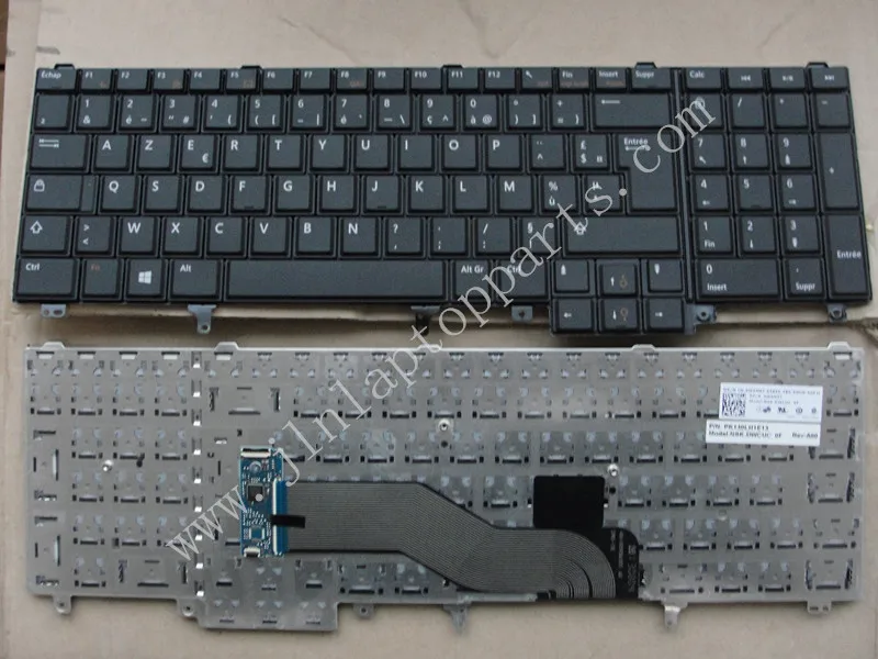 New Laptop French FR Layout Keyboard Without Sticker Point For DELL ...