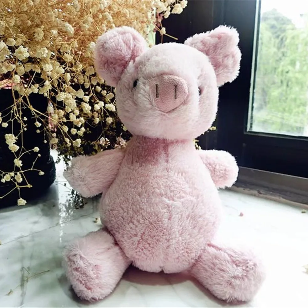 Stuffed Plush Lovely Dolls 18cm Pig Cartoon Plush Toy Cute Pig Doll ...