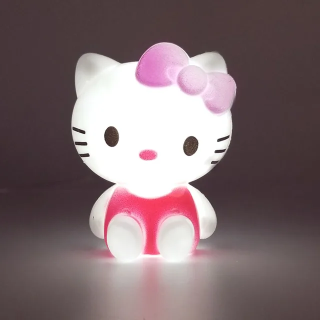 Hello Kitty LED Night Light AC220V 110V Cartoon Night Lamp With US Plug ...