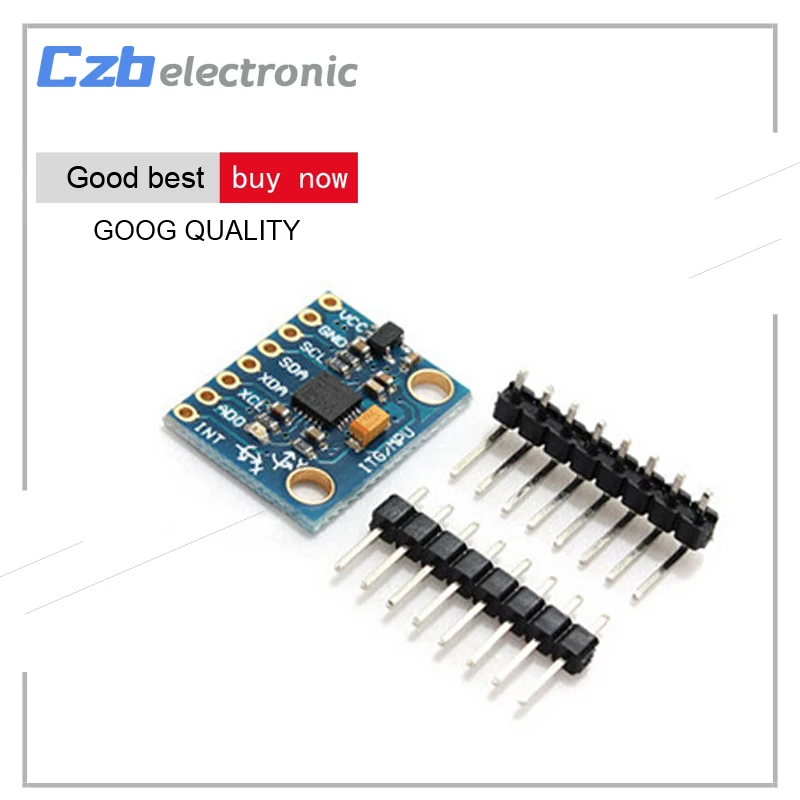 1set Iic I2c Gy 521 Mpu 6050 Mpu6050 3 Axis Analog Gyroscope Sensors 3 Axis Accelerometer