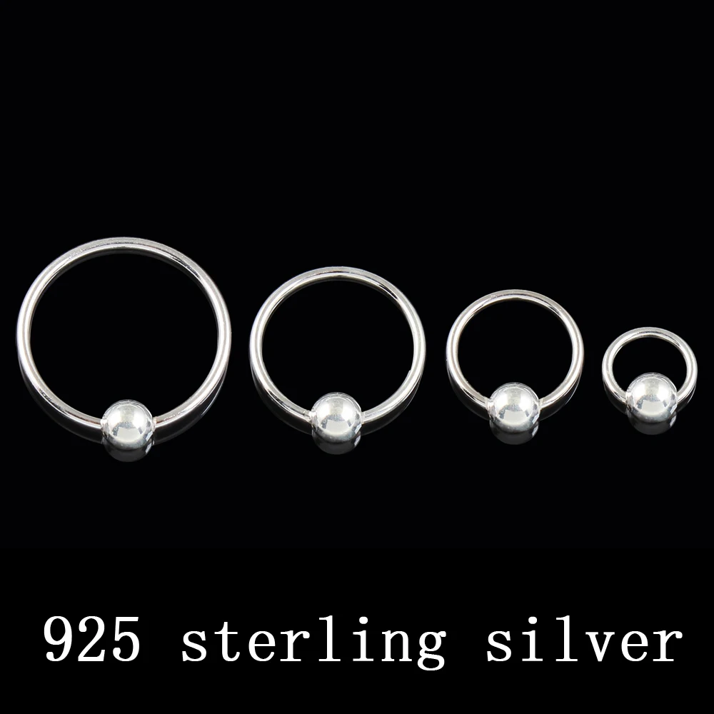 Real-925-sterling-silver-body-piercing-round-nipple-ring-20G-outer ...
