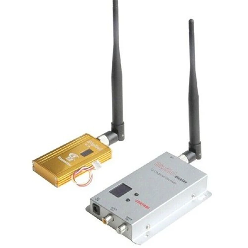 FPV 1.2Ghz 1.2G 8CH 1500mw Wireless AV Signal Sender TV Audio Video ...