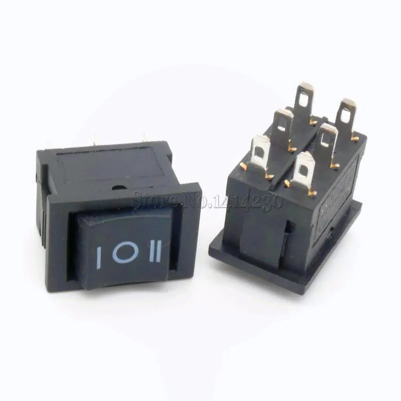 10PCS-Push-Button-Switch-15mmx21mm-6PIN-6A-250V-10A-125V-ON-OFF-ON ...