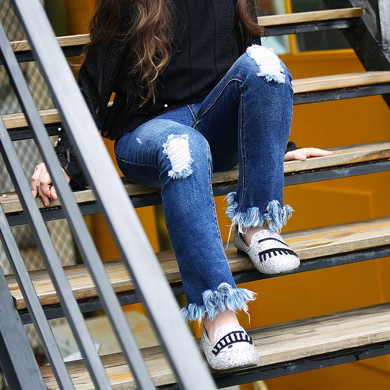 Clothes for Girls Age 13 Brand New Broken Jeans Girl Children Teenage ...