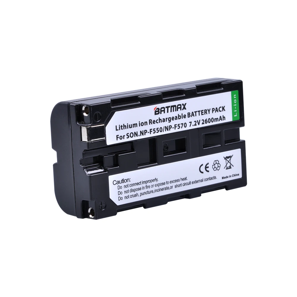 1pcs NP F550 NP F550 NPF550 Rechargeable Li ion battery (2600mAh) for ...