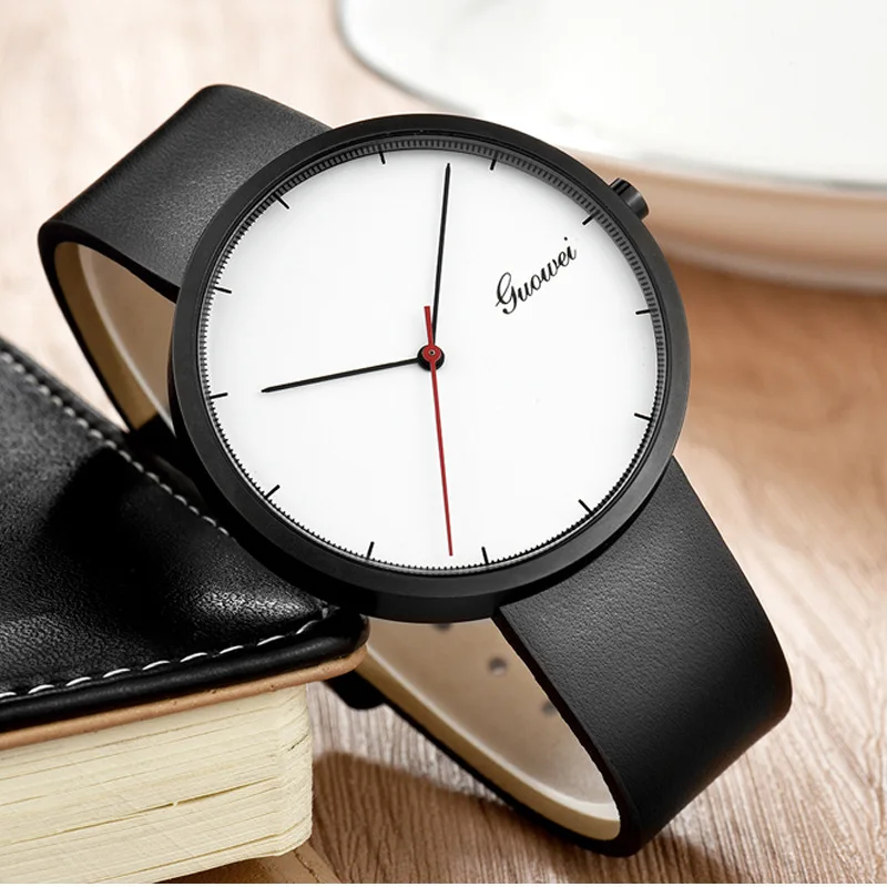 Top Luxury Brand Simple Watch Men Quartz Leather Watch Elegant Men's ...