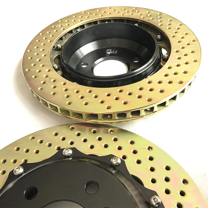 Jekit car brake 355*28mm disc with center cap and rear brake drum for ...