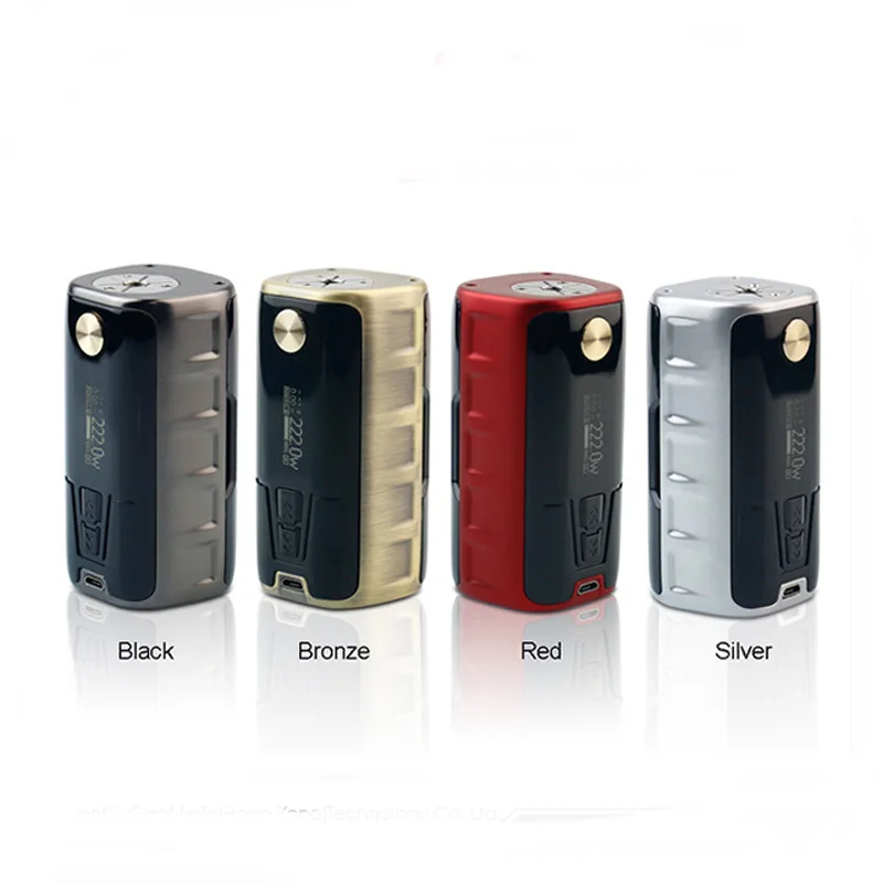 Original GTRS P222 222W High end TC Box MOD Powered By Dual 18650 ...