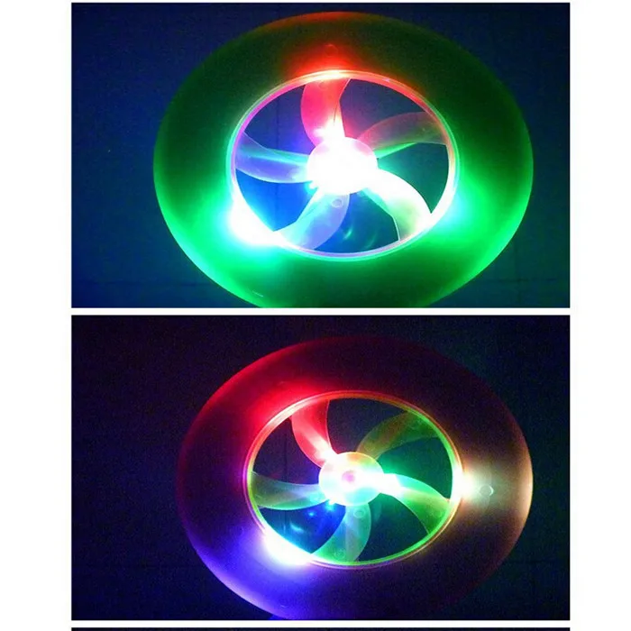 Colorful Fashion Hot Spin LED Light Magic Outdoor Toy Flying Saucer ...