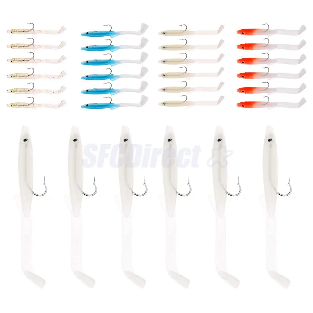 Silica gel Artificial Eel Ready to Fish Fishing Lure Bait Soft Fishing ...