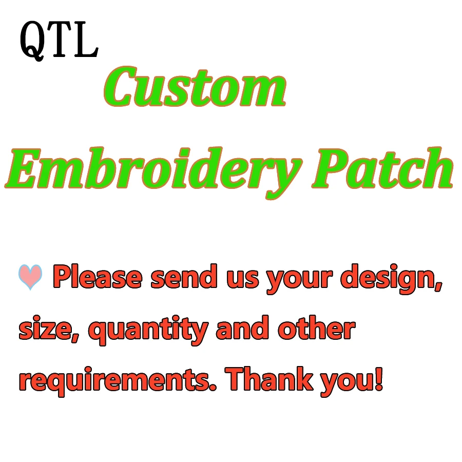 Custom Patch Logo for Clothes Embroidered Accessories Patches For ...