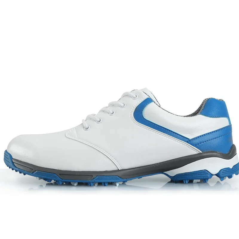New 2017 Men's Golf Shoe Super Fiber Leather Ultra Light Elastic EVA ...