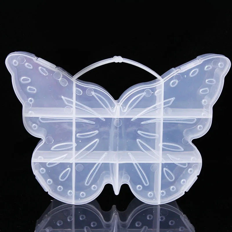 25pcs-Butterfly-Shape-Compartment-Plastic-Storage-Box-Case-Jewelry-Bead ...