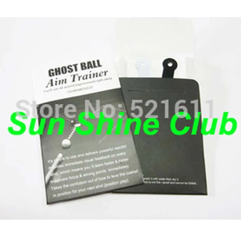Free shipp 20pcs/lot New Billiards Pool Ghost Ball Aim Trainer Black ...