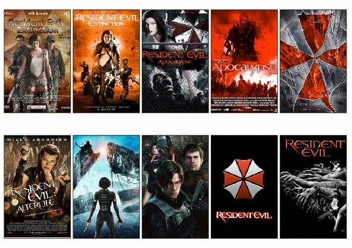 Resident Evil Movie Posters