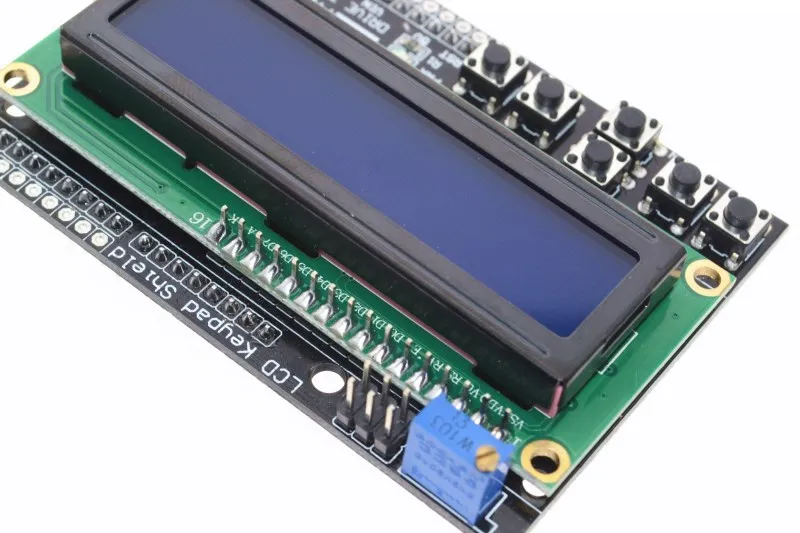 Escudo De Teclado Lcd Para Arduino Escudo De Teclado Lcd Lcd1602 Display Módulo 1602 Para ...