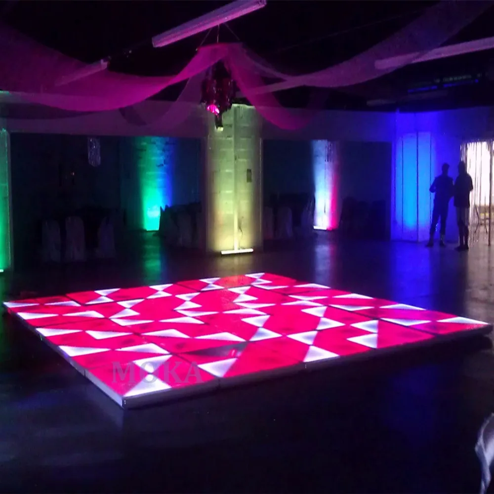 MOKA SFX 48pcs/lot Best Price RGB Stage Led Dance Floor 1M*1M Led ...