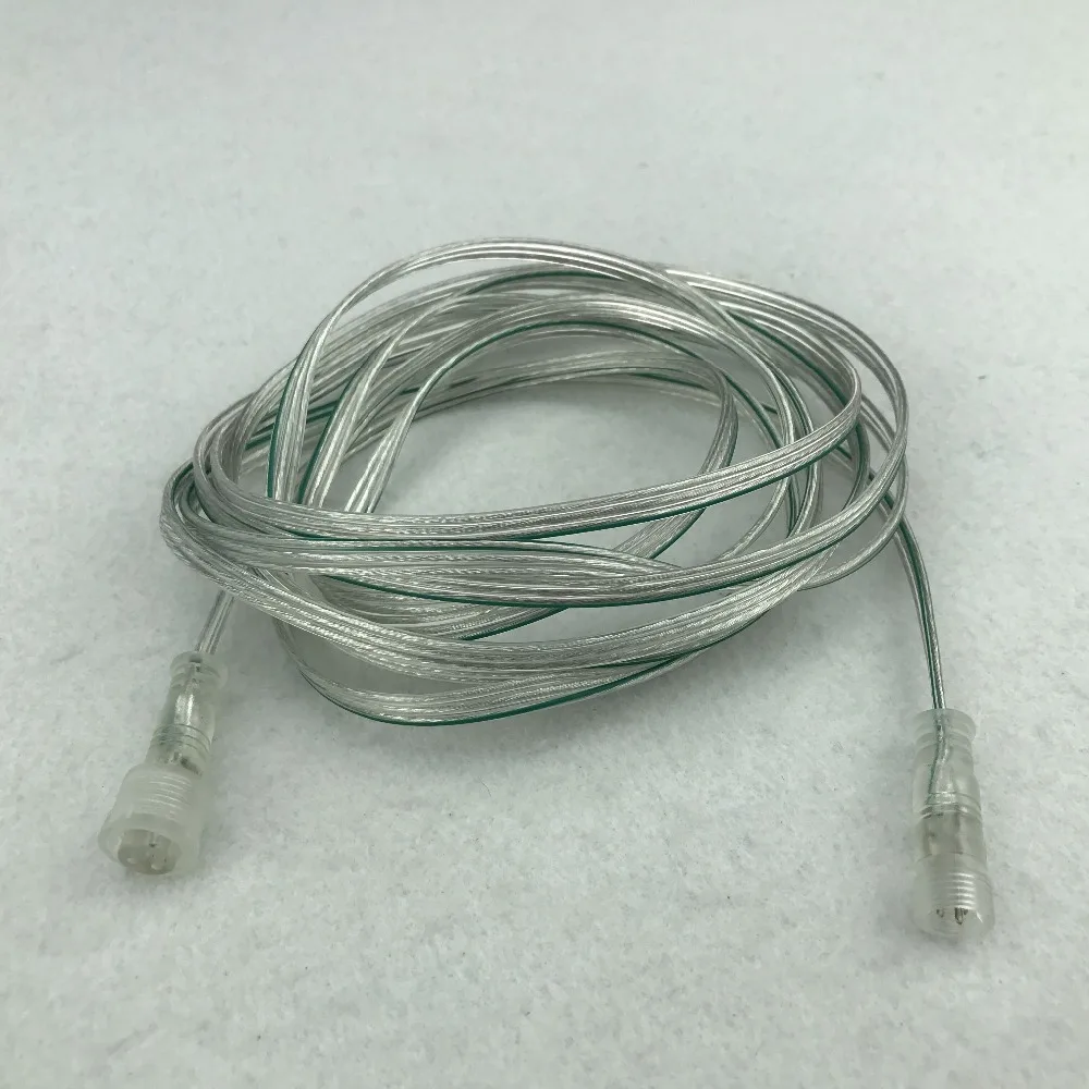3 core 3M long waterproof extension cable;with clear wire;waterproof ...