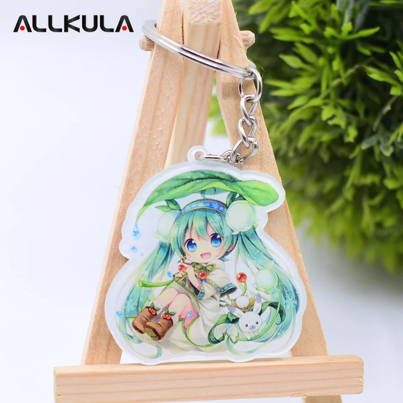 12 Styles Hatsune Miku Action Figure Keychain 2018 New TV Game ...