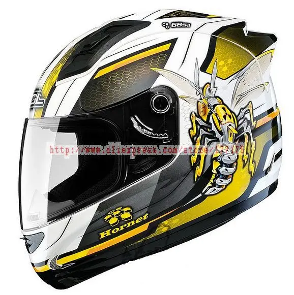 SOL 48S 0049,Hornets Series,White Yellow Version,Motorcycle Helmet ...