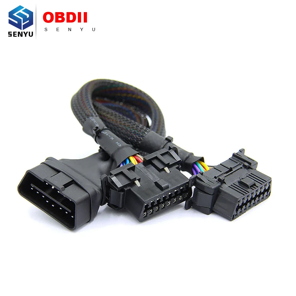 High Quality OBD2 Extension Cable OBD 16pin male to female For ELM 327 ...