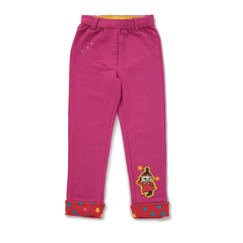 Children Clothes 2016 new Full Length girls spring pants Solid Pink ...