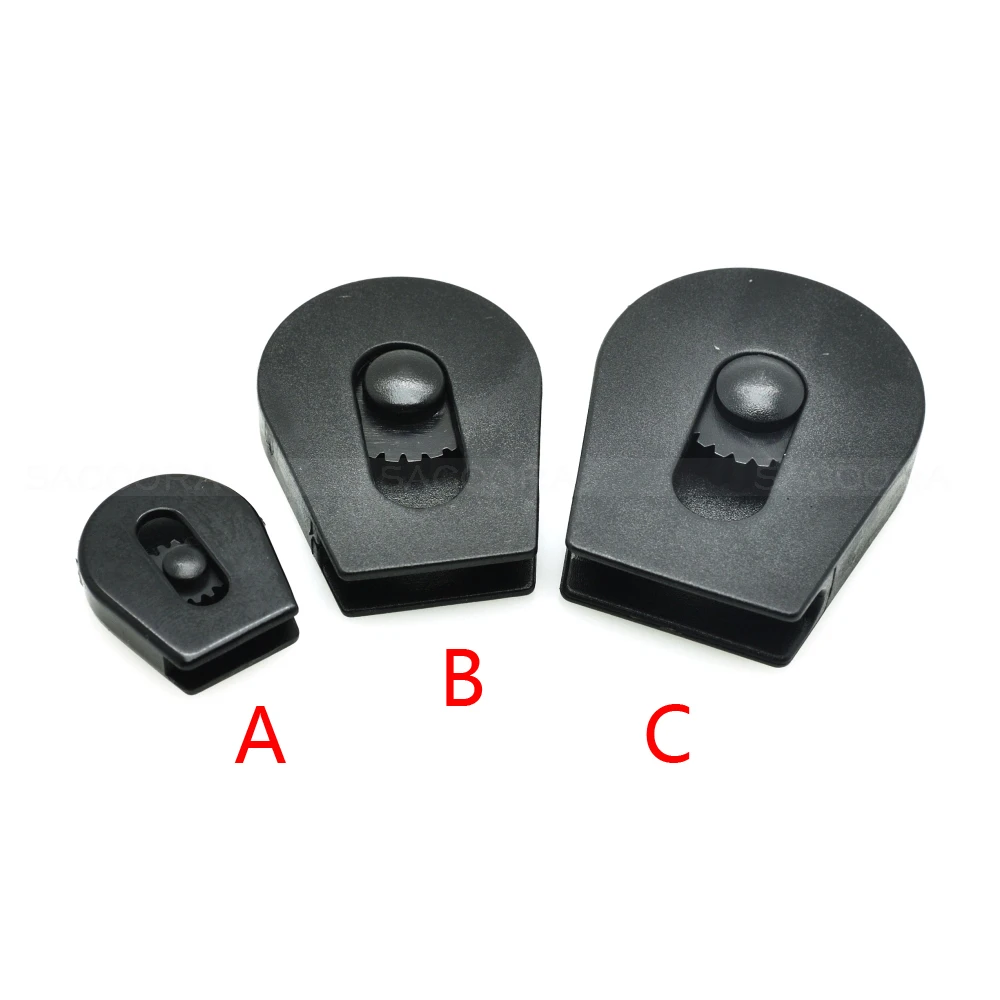 Plastic elastic rope buckle Cord Lock Ends Stopper Drawstring Sliding ...