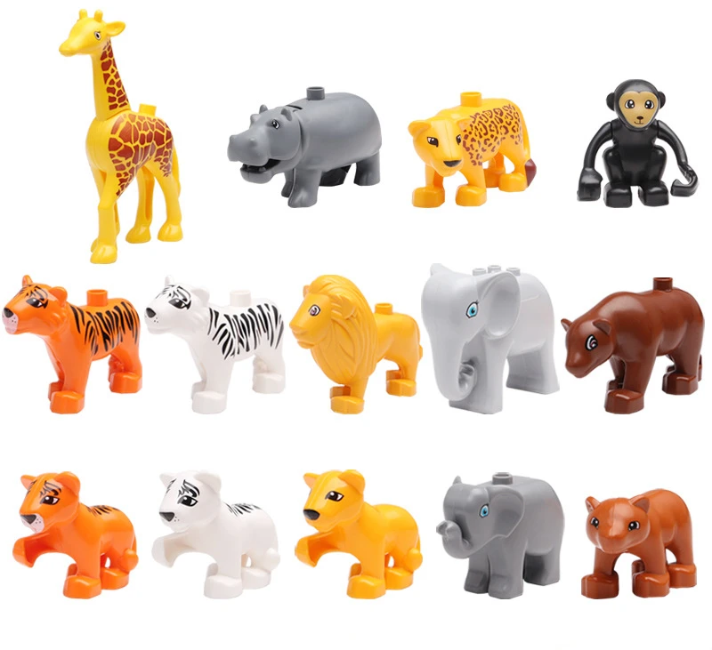 Duplo Large Blocks Original Classic Animal Zoo Big Building Blocks Kids ...