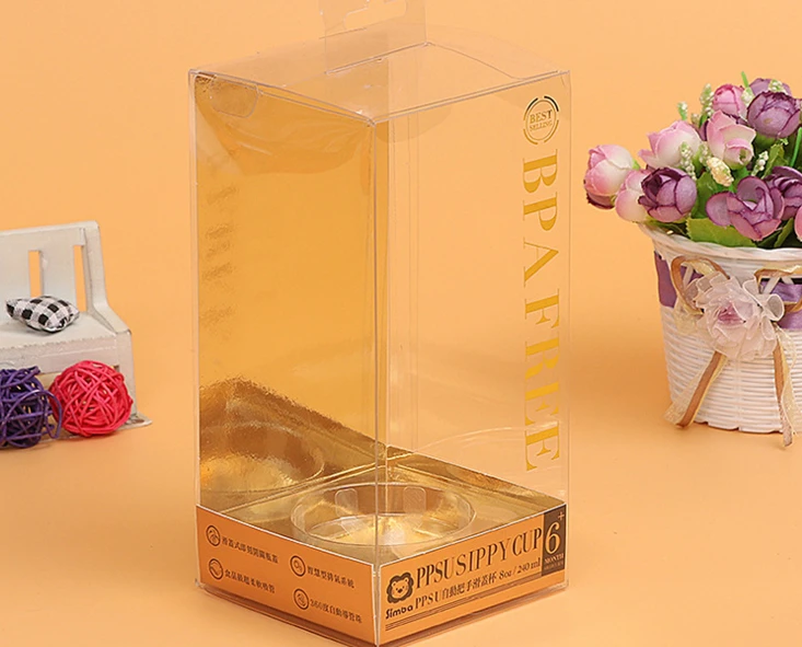 Custom Printed Small Clear Plastic Packaging Box With Cmyk Printing ...