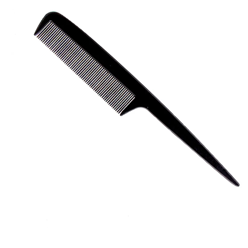 Black Fine tooth Comb Anti static Hair Style Comb Hair Styling 4pcs/set ...