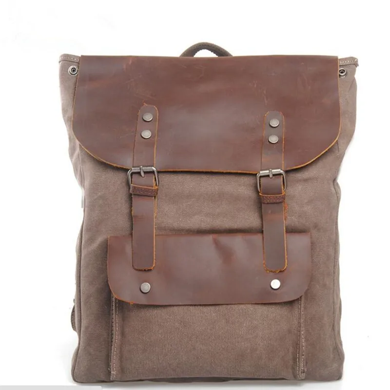 Leather And Canvas Backpacks For Women | semashow.com
